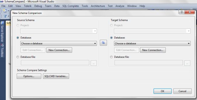 Visual Studio 2012 SQL Schema Comparison
